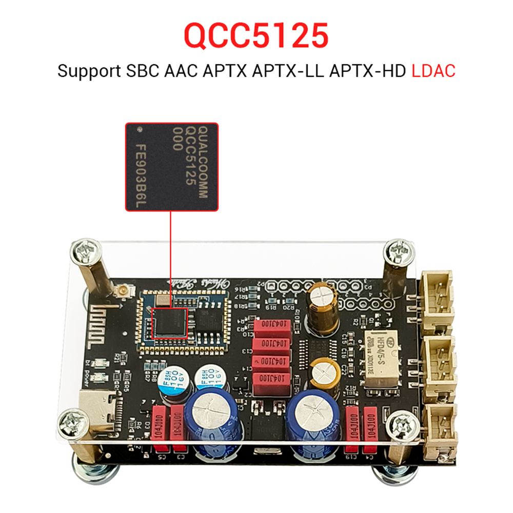 DIYMORE Bảng Mạch Giải Mã ZK-QCC Qualcomm QCC5125 QCC3034 Bluetooth 5.1 ...