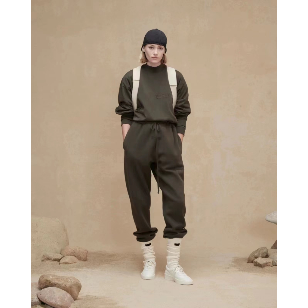 FEAR OF DOD FOG Season 8 ESSENTIALS Double Thread Eternal Collection Letter Flocking Print High ...