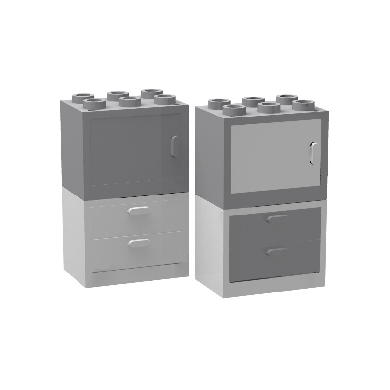 Lego Set 5 Cửa Tủ 4532 / 4533 2x3x2 Chất Lượng Cao | Shopee Việt Nam