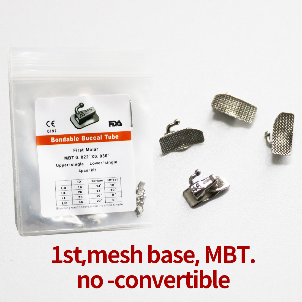 5packs 20pcs Dental Orthodontic 1st mesh base mbt 022 single no ...
