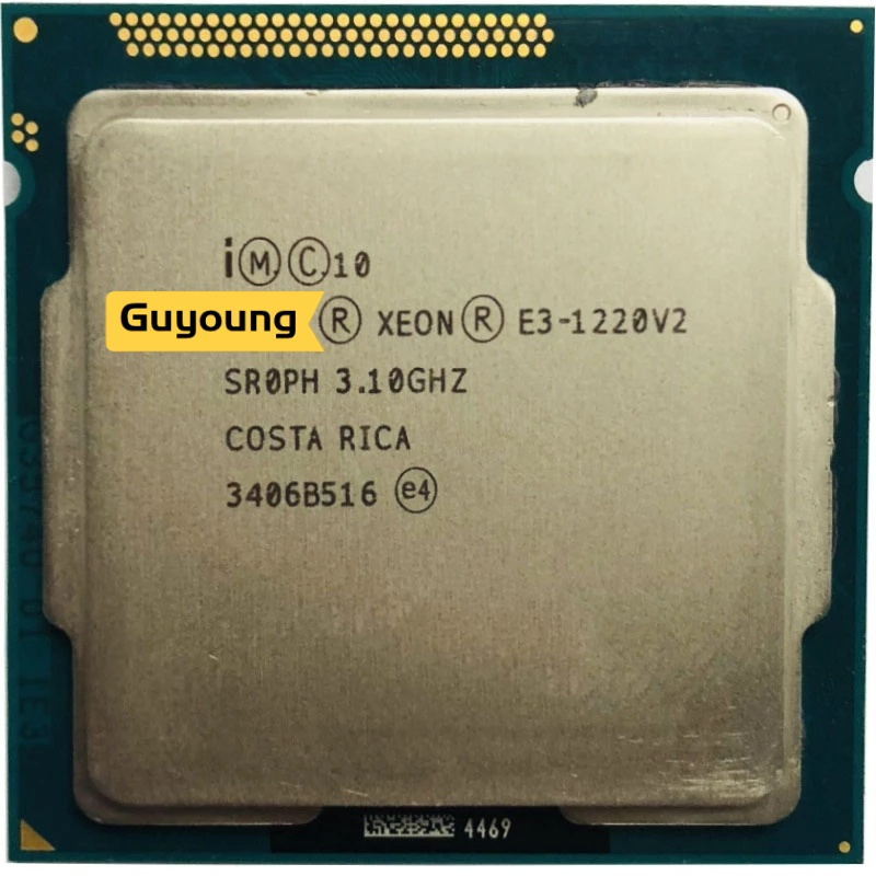 Bộ Xử Lý CPU Lõi Tứ 8M 69W LGA 1155 YZX Xeon E3 1220 V2 E3-1220 V2 3 ...
