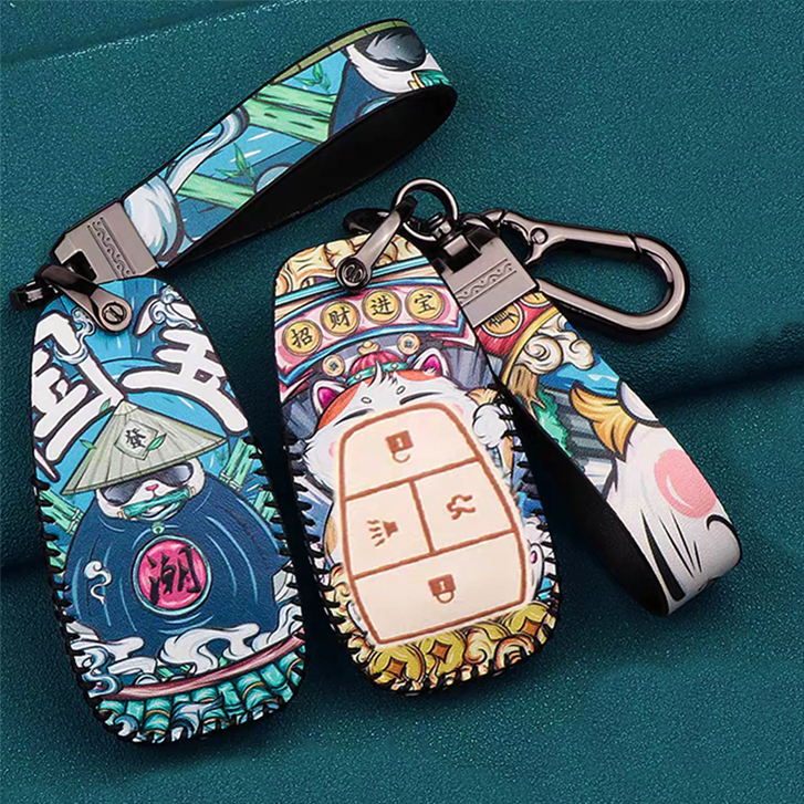 bao da chìa khoá Beijing X7 U5 Plus BAIC Bejing BJ X7 key case Bao da ...