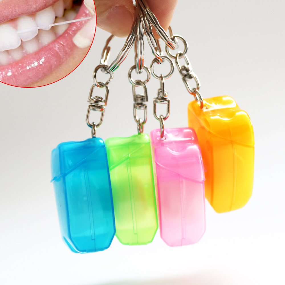 Chìa khóa 4 màu 4Colors Key Chain Dental Floss oral care | Shopee Việt Nam