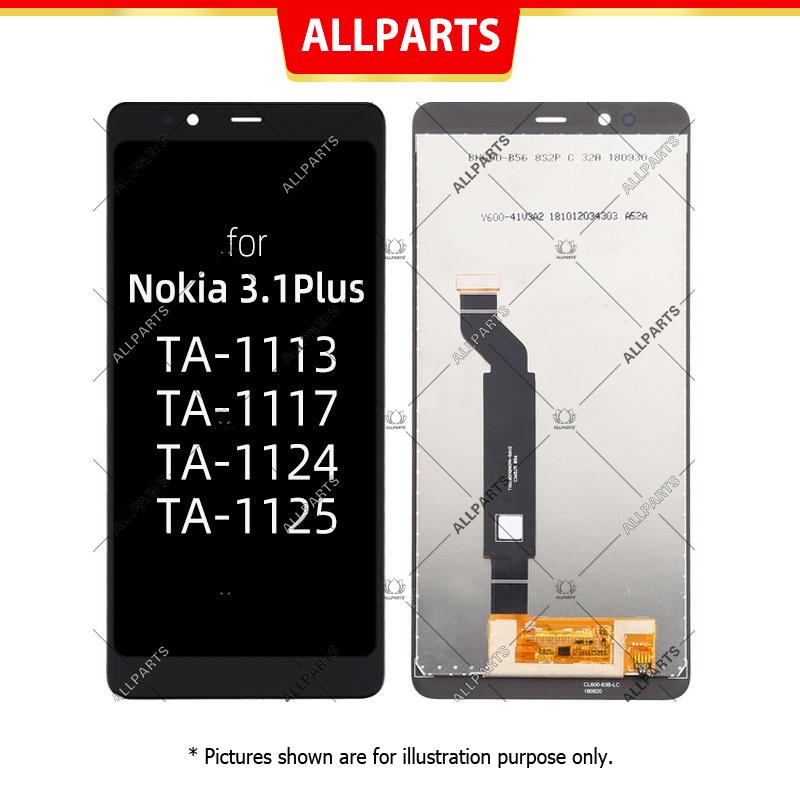 ALLPARTS Màn Hình Thay Thế Cho điện thoại Nokia 3.1 Plus TA-1113 / TA ...
