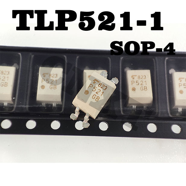10pcs TLP521-1GB TLP521-1 TLP521 P521-1 P521 DIP-4 Chip ghép quang điện trong dòng SOP-4 Smd ...