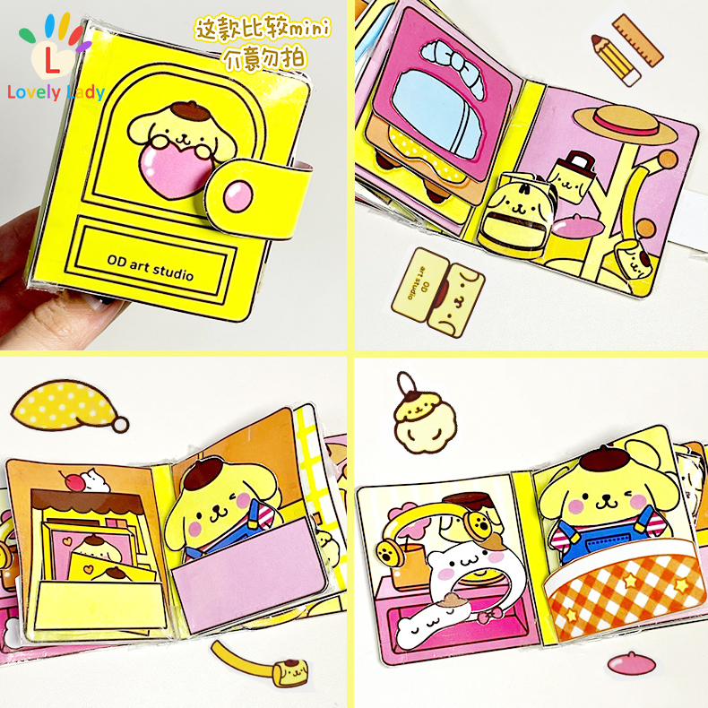 búp bê giấy DIY sanrio melody kuromi búp bê giấy đồ chơi | Shopee Việt Nam