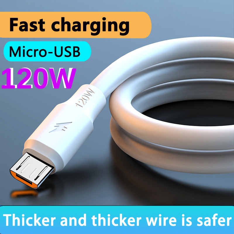 Dây Cáp Sạc Nhanh 6A 120W Android Micro USB Cho Điện Thoại Xiaomi ...