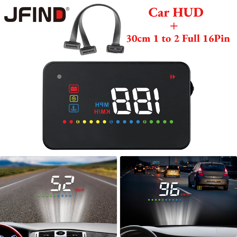 Thiết Bị Hiển Thị Tốc Độ Hud A200 OBD2 OBD 2 Thông Minh Hiển Thị Màn Hình Hiển Thị Tốc Độ Nước ...