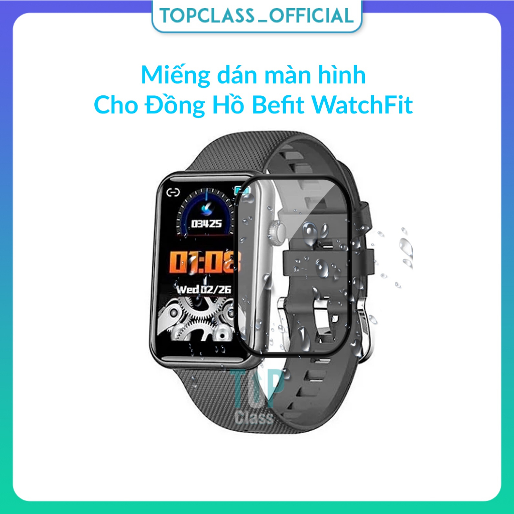 Set 2 Kính Cường Lực 3D Bảo Vệ Màn Hình Đồng Hồ Befit WatchFit Watch ...