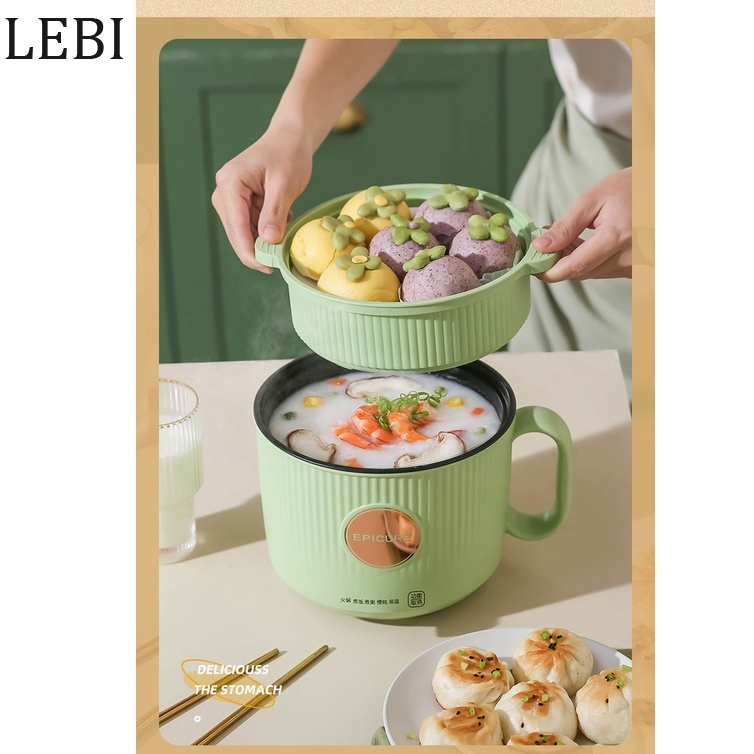 Nồi điện nấu ăn mini LEBI đa năng tiện lợi | Shopee Việt Nam