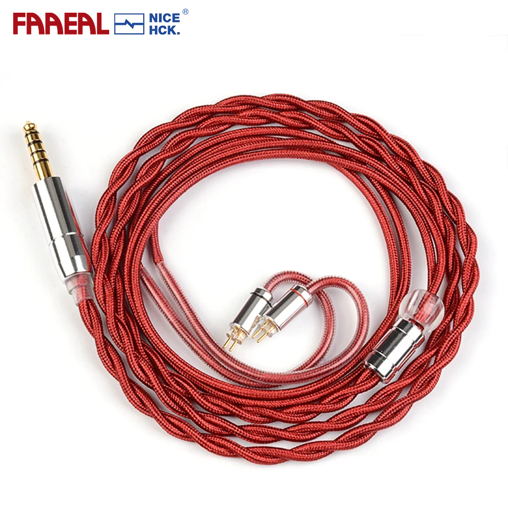 Faaeal Dây Cáp Nâng Cấp Tai Nghe 4N HiFi Màu Bạc Nguyên Chất MMCX / QDC / 0.78 2Pin Cho HOLA ...