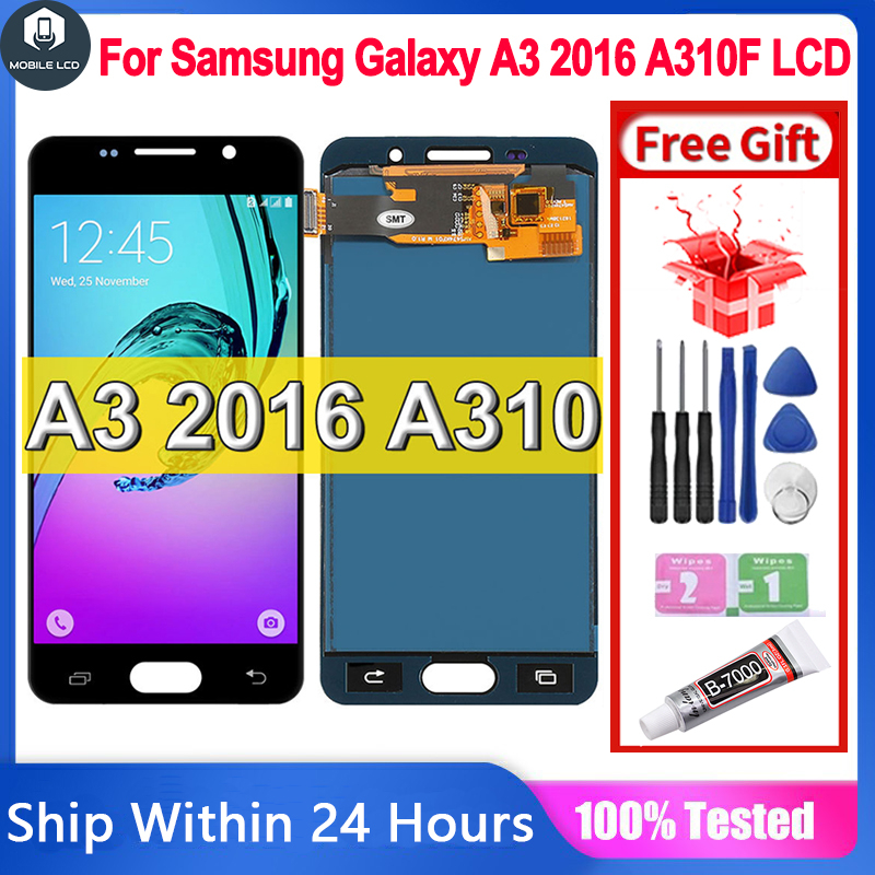 Màn Hình LCD Cảm Ứng Thay Thế Cho Samsung Galaxy A3 2016 A310F A3100 | Shopee Việt Nam