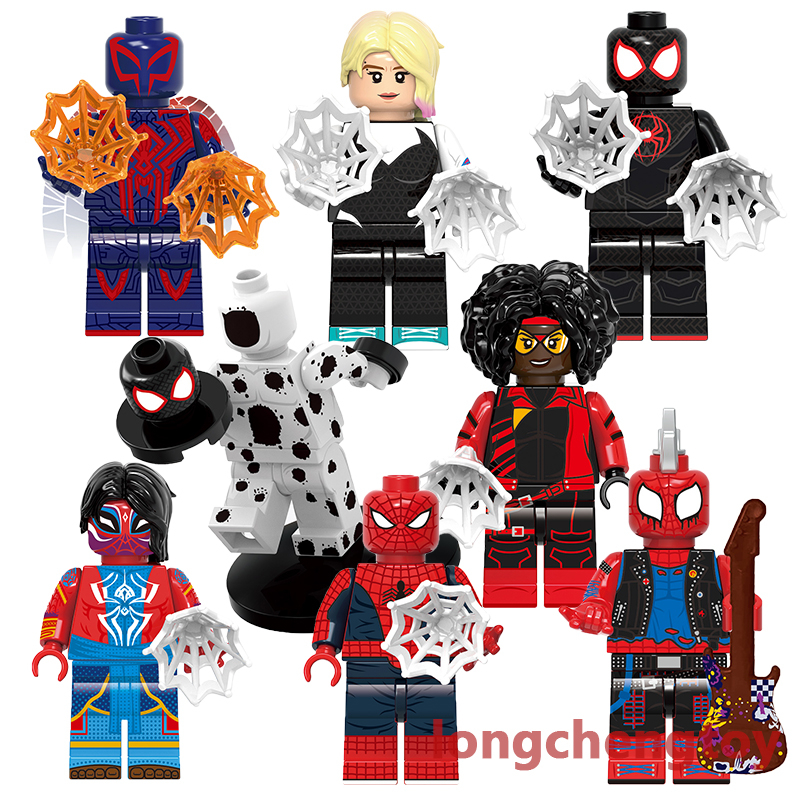 Mô Hình Đồ Chơi Nhân Vật Spider Gwen Stacy Miles Morales Punk Mini ...