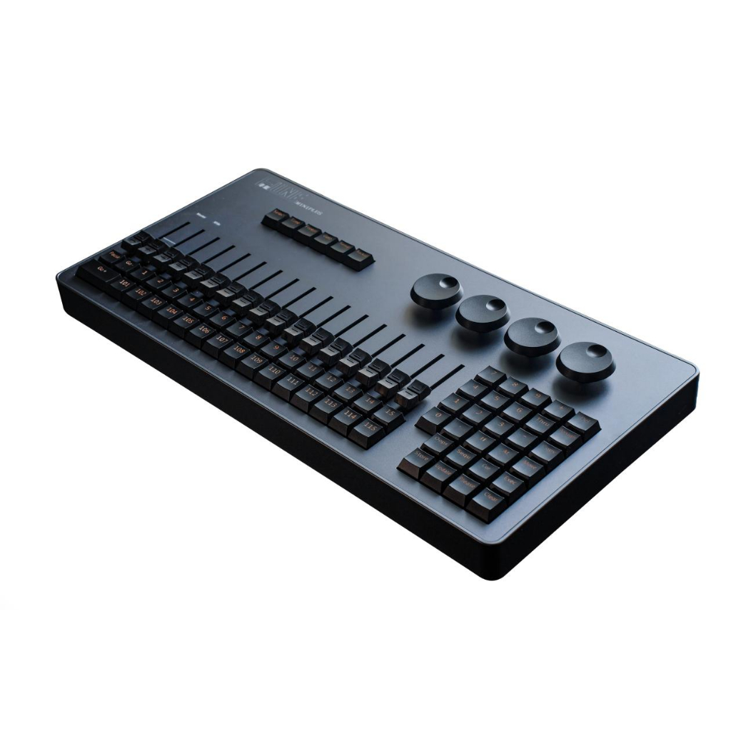 Bộ điều khiển mini plus, cánh lệnh mini và cánh fader, phần mềm ma2 ...