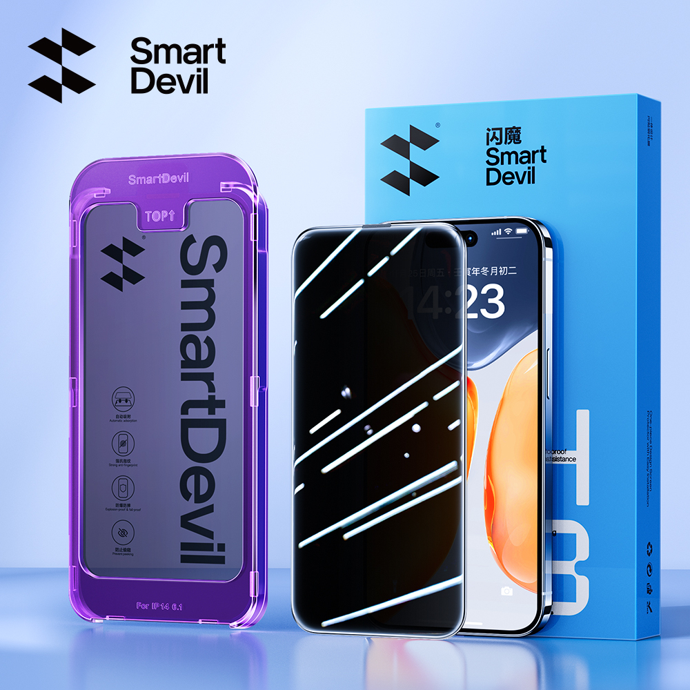 SmartDevil Kính Cường Lực Bảo Vệ Màn Hình Chống Nhìn Trộm Cho iPhone14 / 14Pro / 13Pro / 13 / 12 ...