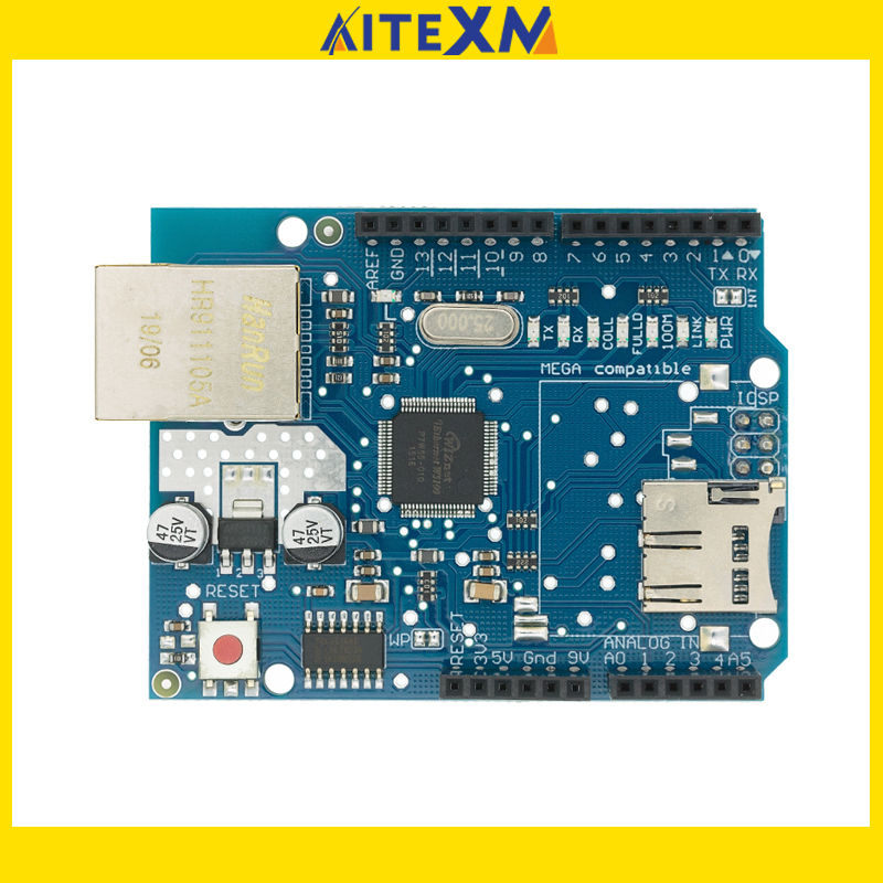 Bo Mạch Phát Triển Ethernet Shield W5100 R3 UNO Mega 2560 1280 328 UNO ...