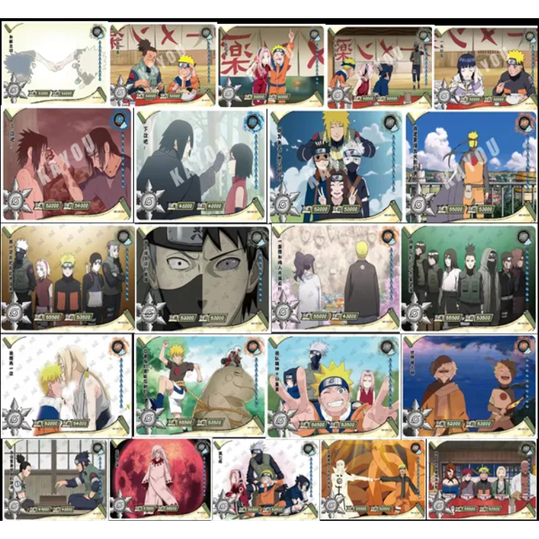 Bộ Thẻ Bài naruto 3d Phiên Bản Ngang Chính Hãng | Shopee Việt Nam