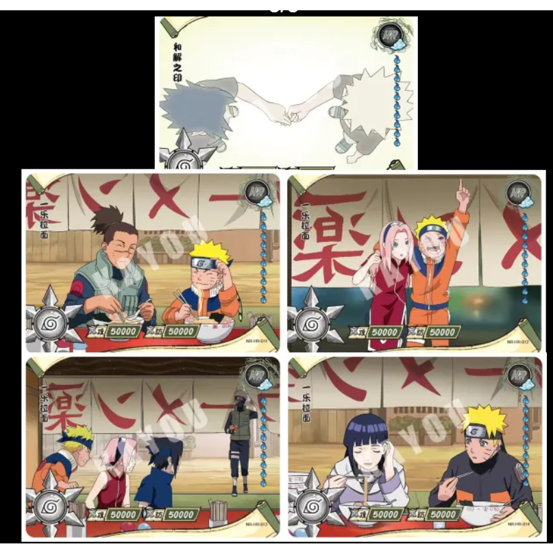 Bộ Thẻ Bài naruto 3d Phiên Bản Ngang Chính Hãng | Shopee Việt Nam