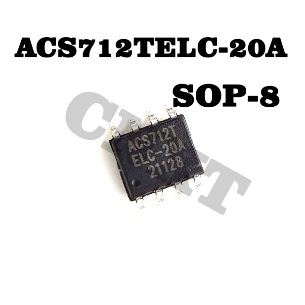 Bộ 5 Cảm Biến Hiệu Ứng Thay Thế ACS712 ACS712ELCTR-05B ACS712TELC-20A ACS712TELC-30A SOP-8 ...