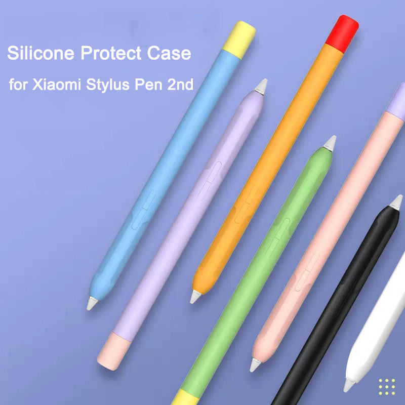 Vỏ Silicon Mềm Bảo Vệ Bút Cảm Ứng Kèm 2 Nắp Cho Xiaomi Stylus Pen 2nd Xiao mi Pad 6 6pro Smart ...