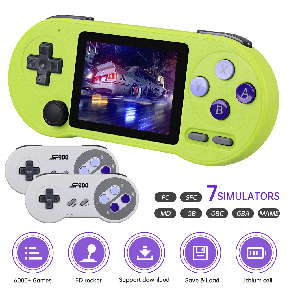 Máy Chơi Game Cầm Tay Mini Sf200 3S 8000 Và Bộ Phụ Kiện Chuyên Dụng ...
