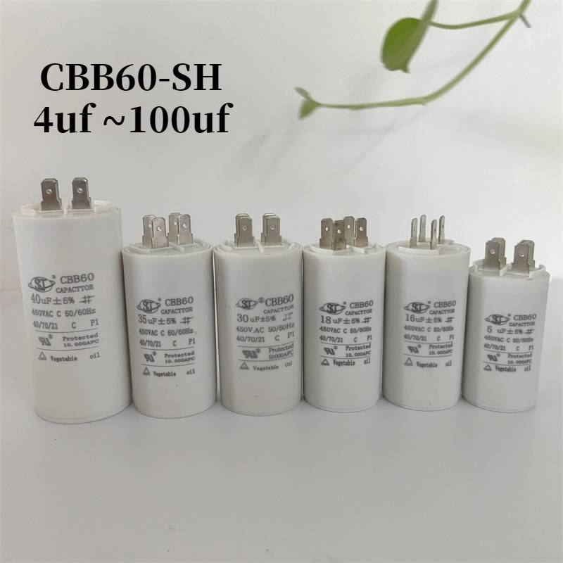 Tụ Điện Cbb60 4uf ～100uf 450VAC Bằng Polypropylene Cho Máy May | Shopee Việt Nam