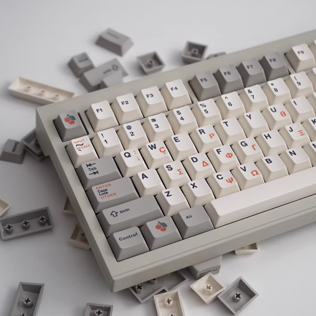 Greece 9009 Keycaps Vintage Style Cherry profile Dye Sublimation PBT ...
