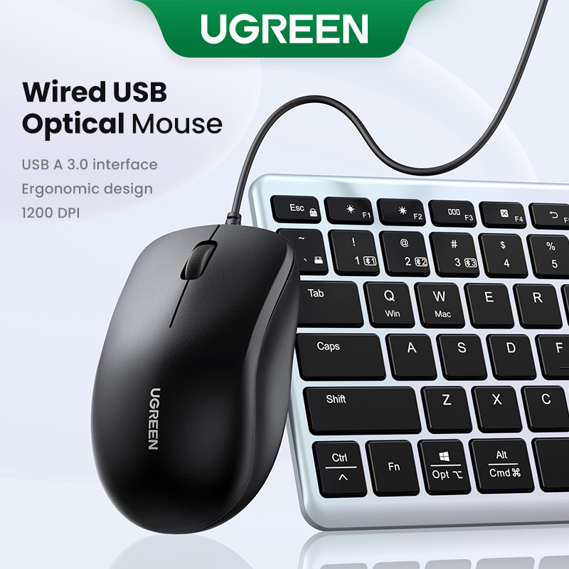 Ugreen Chuột Quang Có Dây USB 3.0 1200 DPI Dây Dài 1.5m Dành Cho Máy ...
