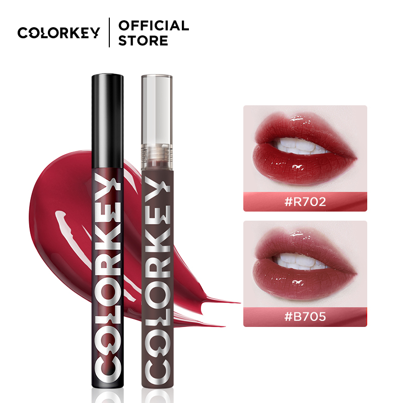 【COLORKEY】Son tint bóng Colorkey dạng lỏng lâu trôi glasting water tint ...