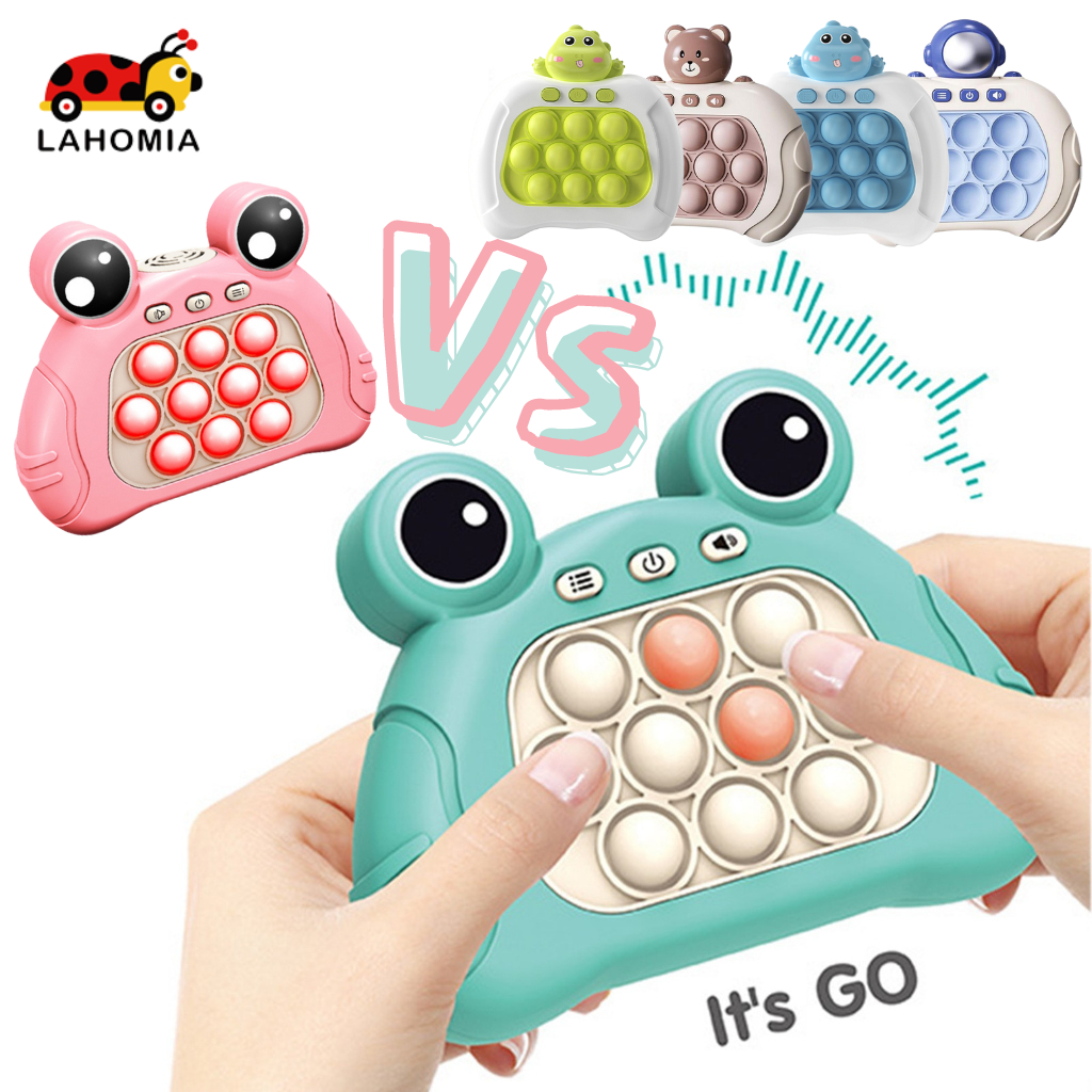 LAHOMIA Máy Pop it Chơi Game Bấm Nút Có Tay Cầm Vui Nhộn Cho Bé Memory ...