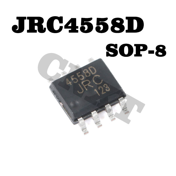 100pcs Njm4558d NJM4558 JRC4558D 4558 Smd SOP8 Ic khuếch đại Op kép | Shopee Việt Nam