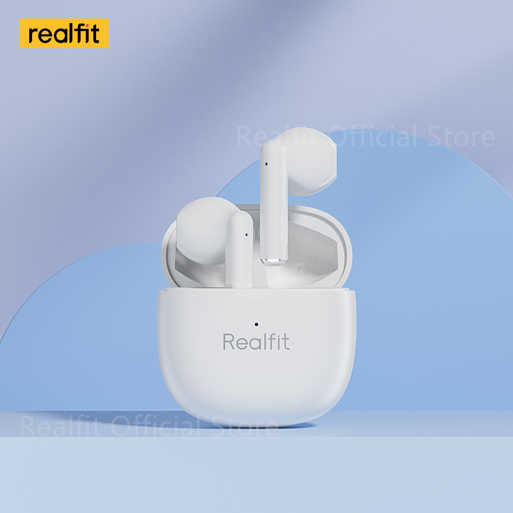 Tai nghe Bluetooth Realfit F1 Tai nghe không dây dễ thương với micrô ...