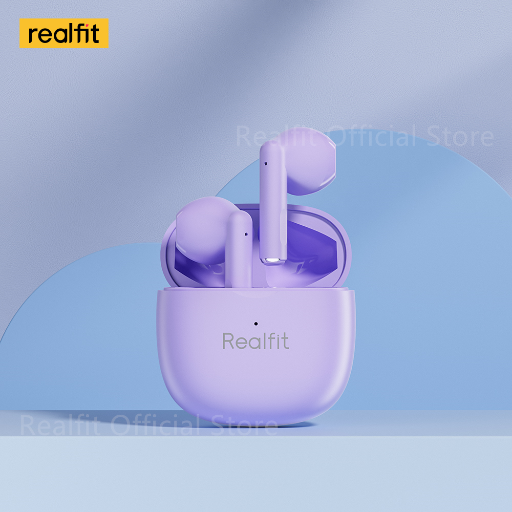 Tai nghe Bluetooth Realfit F1 Tai nghe không dây dễ thương với micrô ...
