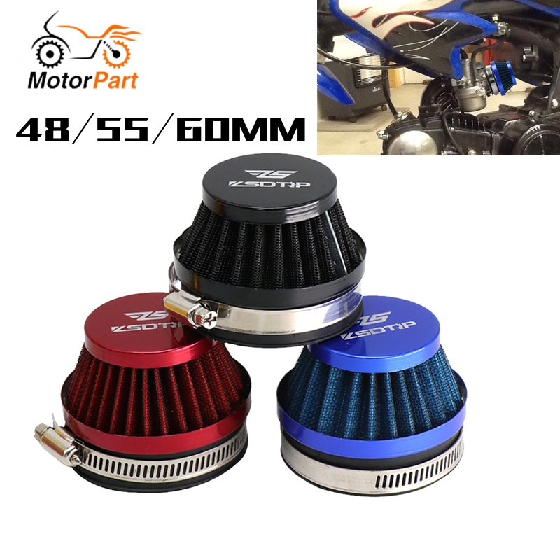 MOTOPARTS SHOP 48/55/60mm Moto Modified Carburetor 2 Stroke Air Filter ...