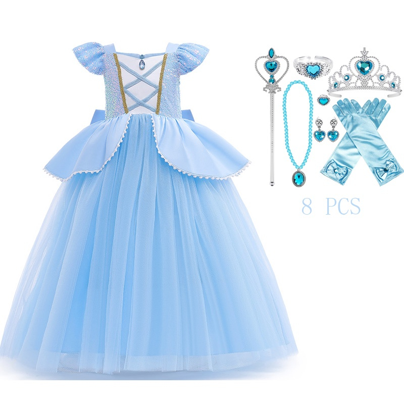 Cinderella princess children girl dress 2023 fashion cosplay costume ...