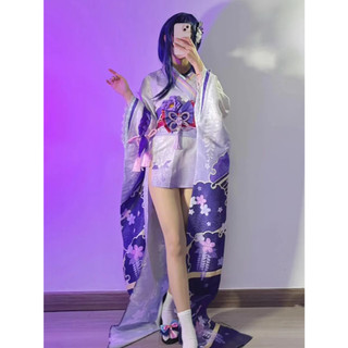 Genshin Impact Raiden Shogun cosplay Costume Beelzebul Raiden Ei Raiden ...