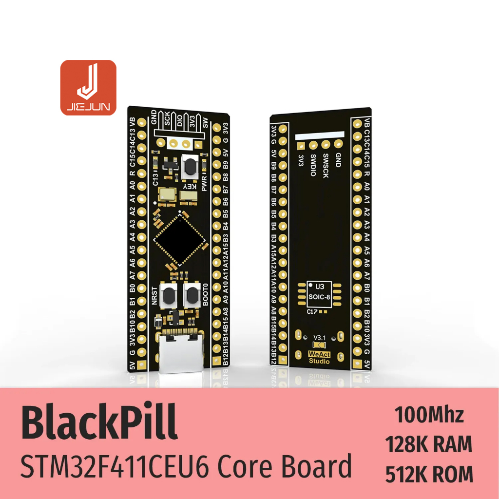 STM32F411 CEU6 STM32F4 Bảng lõi quy trình không chì kim loại Bảng phát triển Bảng hệ thống tối ...
