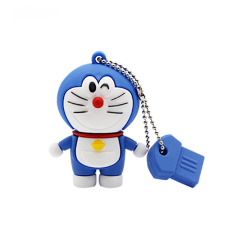Doraemon 128gb tốc độ cao USB Drive ổn định phim hoạt hình máy tính điện thoại USB Quà tặng ...