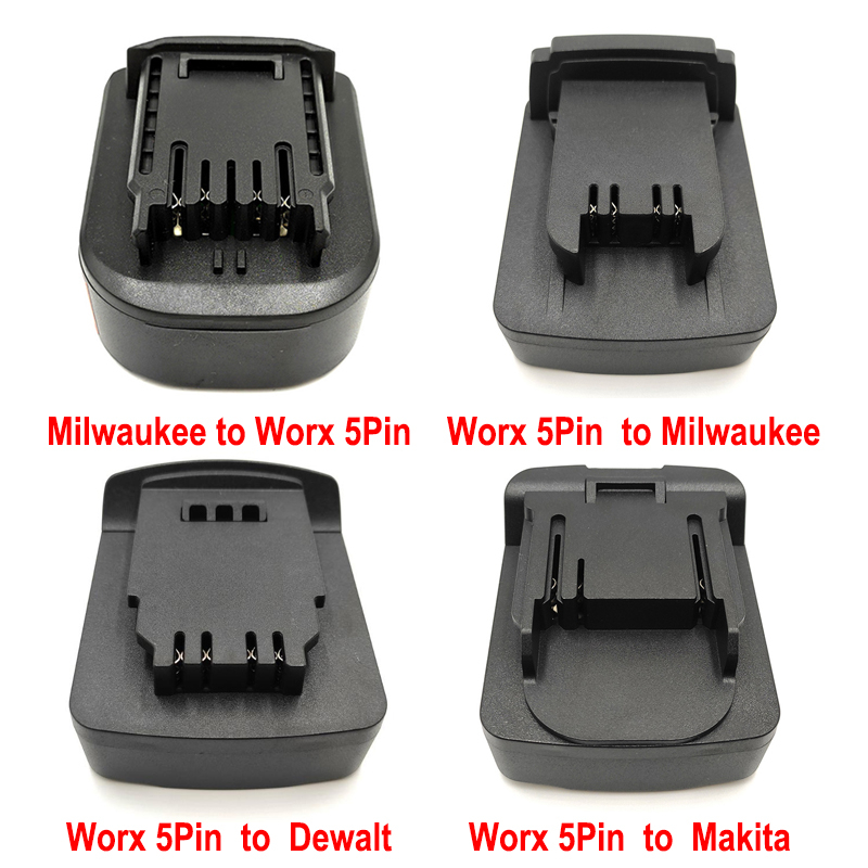 Bộ Chuyển Đổi Pin Cho Worx 20v 5 Pin Sang Makita / Milwaukee / Dewalt 18V,Bộ Chuyển Đổi Pin Cho ...