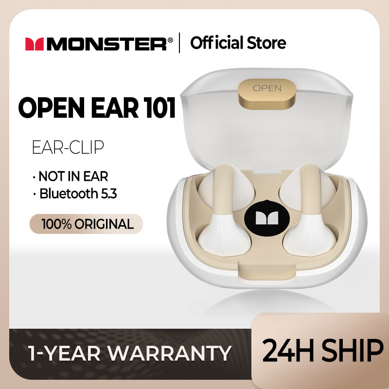 Monster Open Ear 101 Tai Nghe Bluetooth Không Dây Xương Cảm Ứng Chống Nước Điều Khiển Cảm Ứng ...