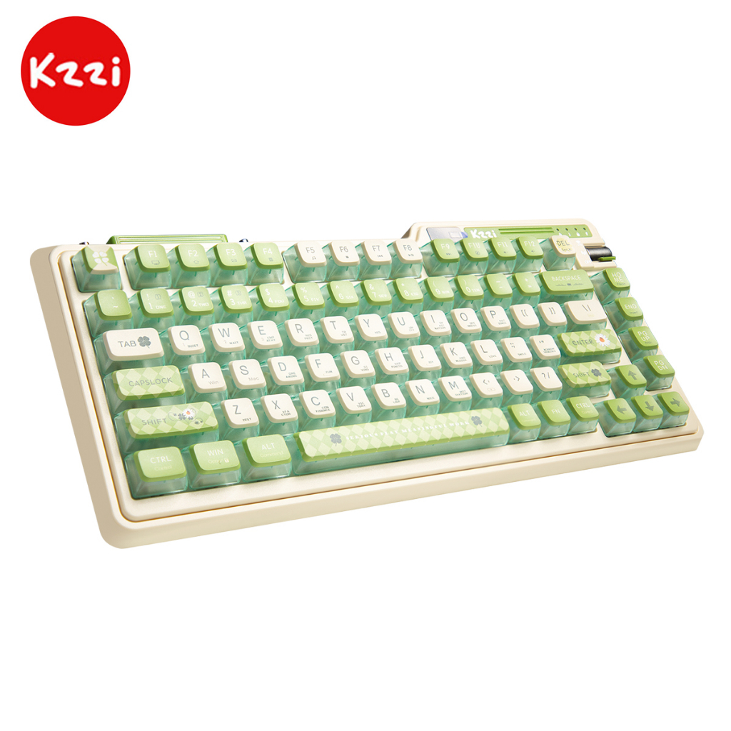 Kzzi Bàn Phím Cơ gaming kezhi k75 pro + rgb Không Dây 80% | Shopee Việt Nam