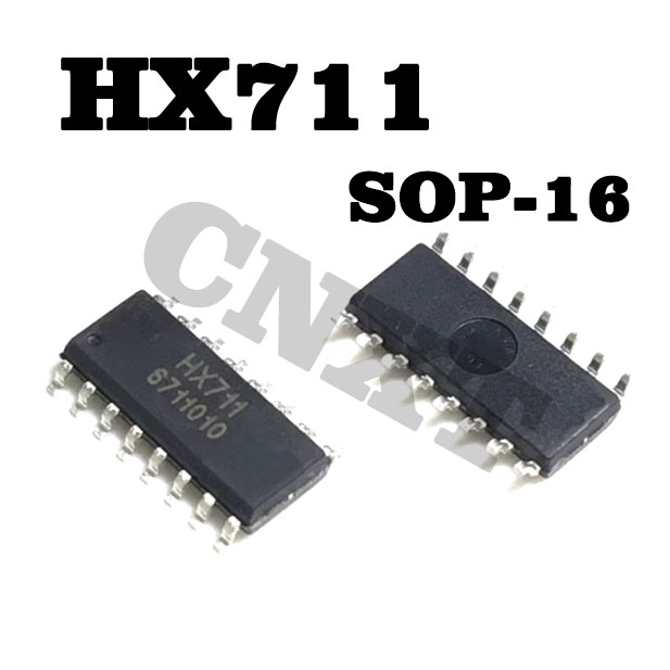 5pcs Mới nguyên bản HX711 Smd SOP16 Cảm biến chính xác 24-bit Cân điện tử IC Chip đặc biệt ...