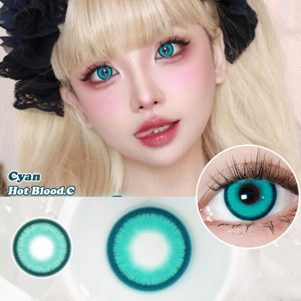1 Cặp Kính Áp Tròng Hóa Trang Nhân Vật Hoạt Hình Cyan Dream Cyan | Shopee Việt Nam