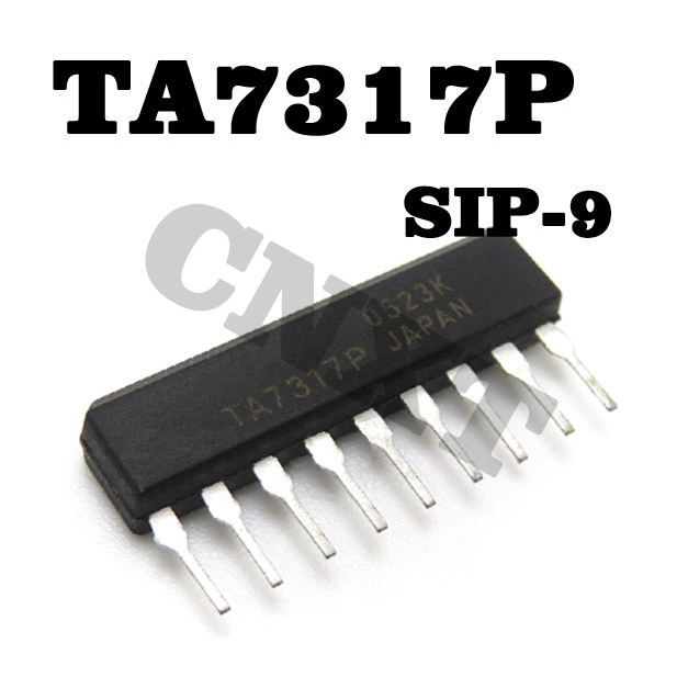 1pcs TA7317P TA7317PG Mạch bảo vệ loa và bộ khuếch đại SIP-9 | Shopee ...