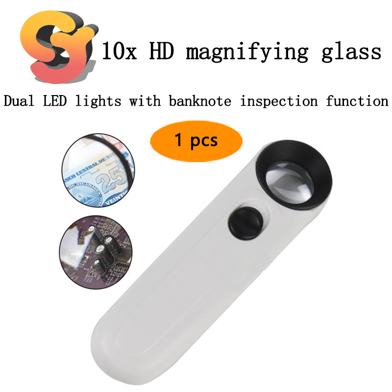 [Cung cấp hàng có sẵn] 1 chiếc Kính lúp có đèn LED Linh kiện điện tử ...