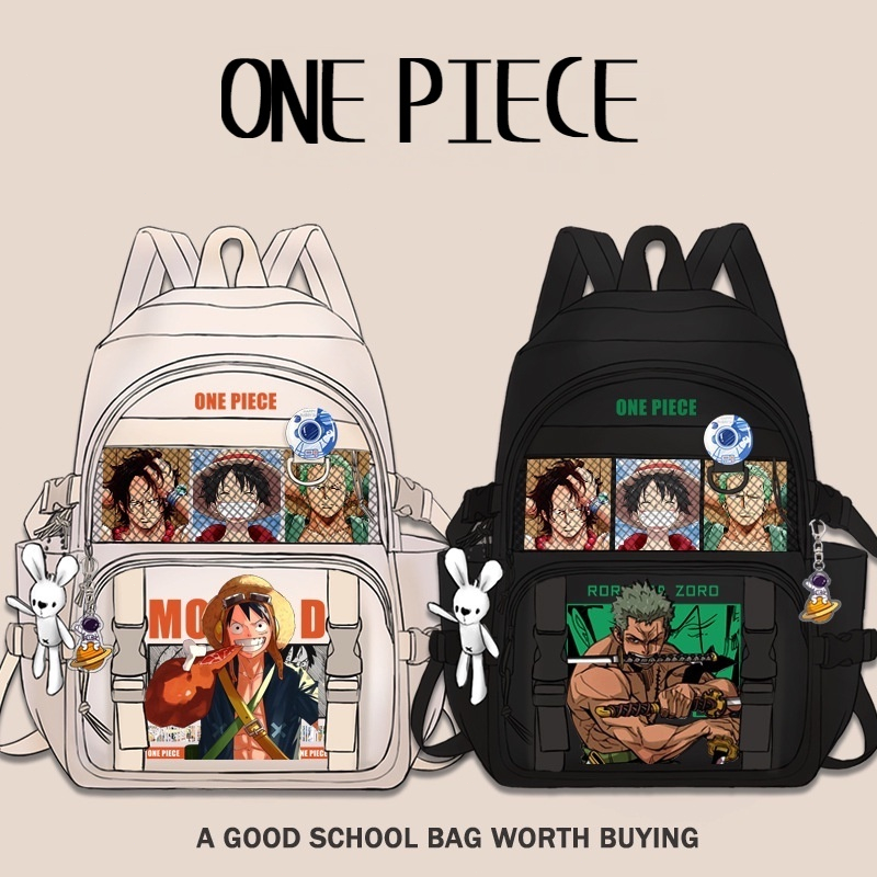 One piece ba lô luffy hoạt hình hoạt hình học sinh học sinh lớn ...