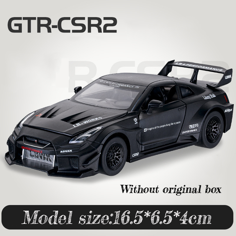 HOT WHEELS Không kèm theo hộp 1/32 nissan gtr csr2 diecast car hợp kim ...