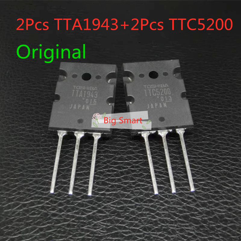 4pcs tta1943 ttc5200 original to-3pl a1943 c5200 high-power audio amplifier pair tube thay vì ...