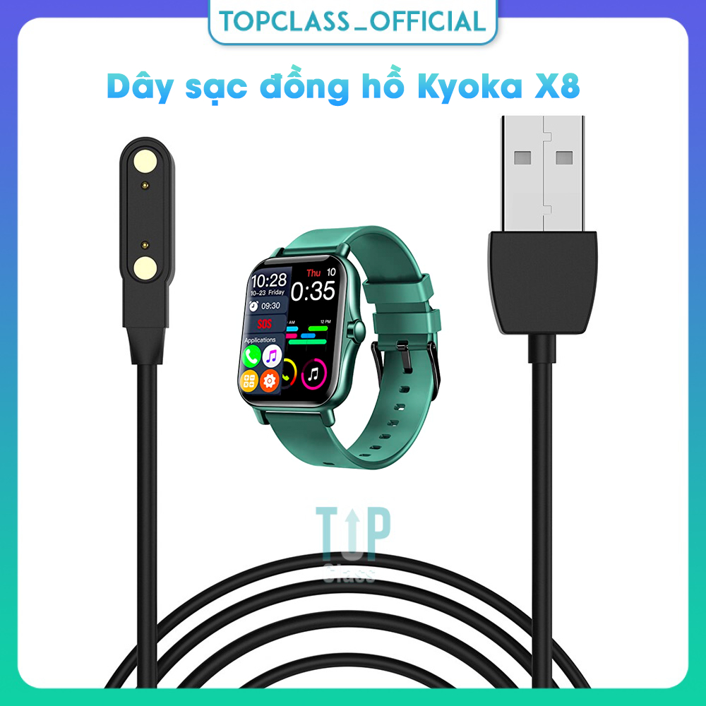 Dây Cáp Sạc USB Đồng Hồ Thông Minh Kyoka X8 Phụ Kiện Thay Thế Không Thể Thiếu Cho Đồng Hồ ...