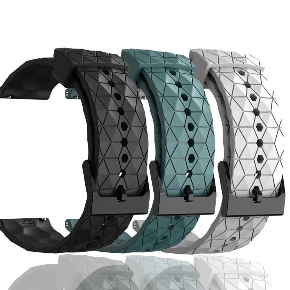 Dây đeo silicon 22mm cho fossil gen 2 q founder / marshal / wander 3 q ...
